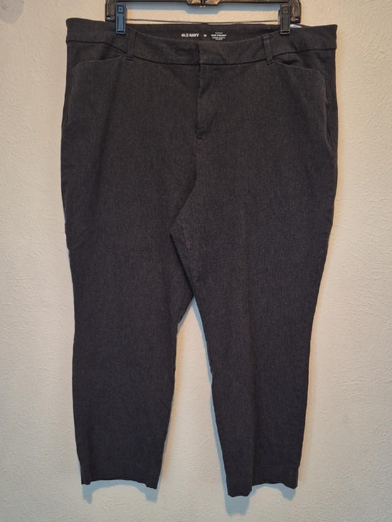 Old Navy | Pants & Jumpsuits | Old Navy Womens Pixie Straight Charcoal ...
